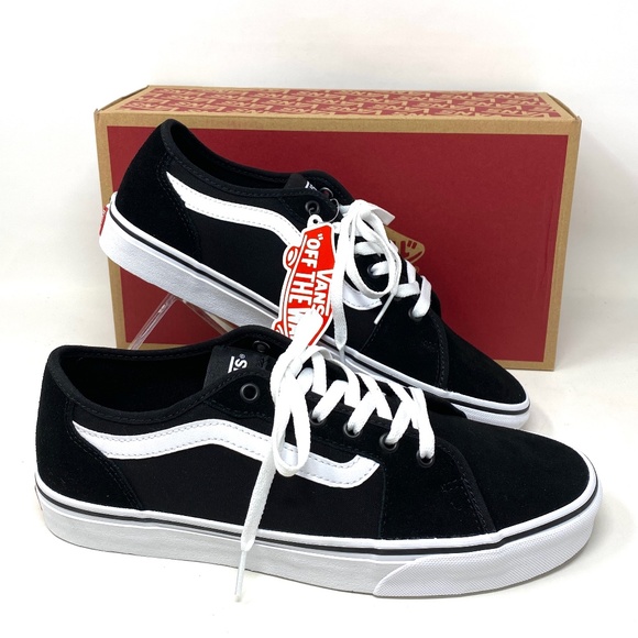 Vans | Shoes | Vans Filmore Decon Black Mens Low Top Suede Canvas ...